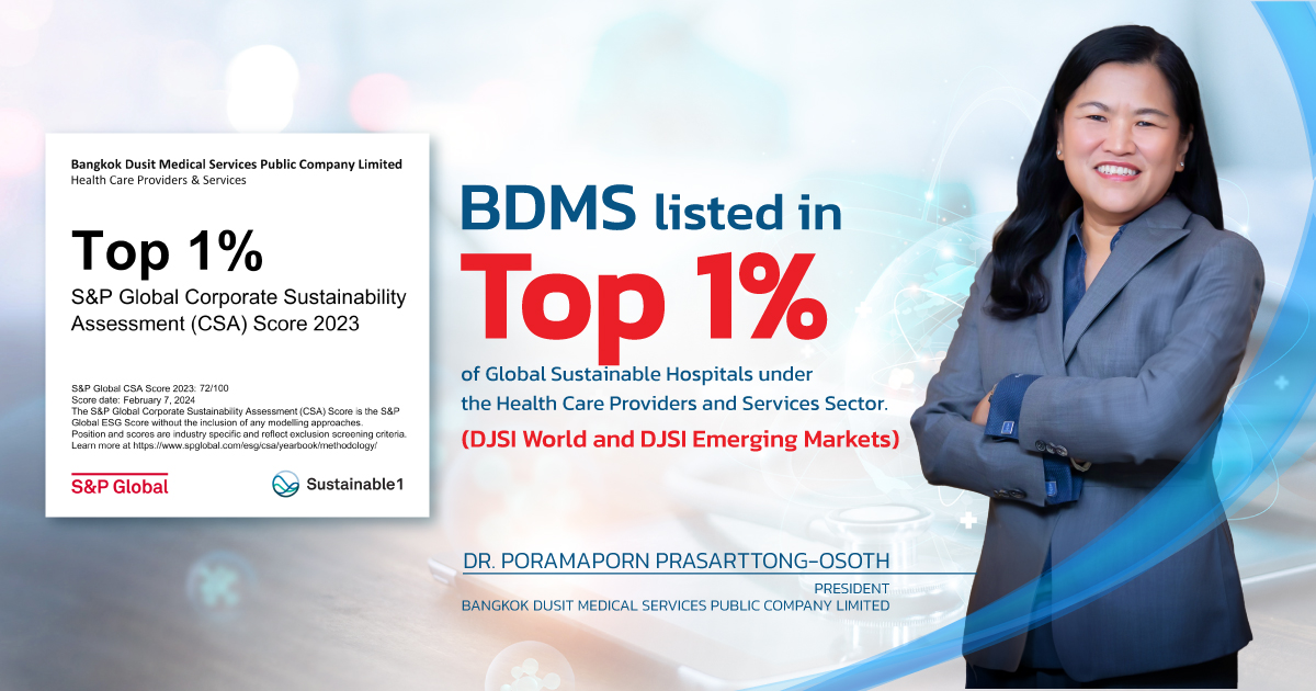 BDMS Unveils Sustainable Strategy Following 2023 DJSI Ranking as Top Healthcare Provider ...