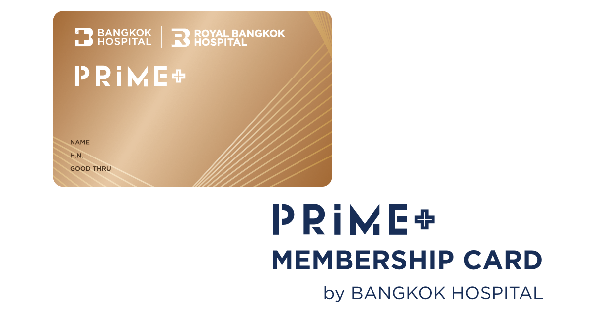 Prime Plus Membership Card | Bangkok Hospital Headquarter