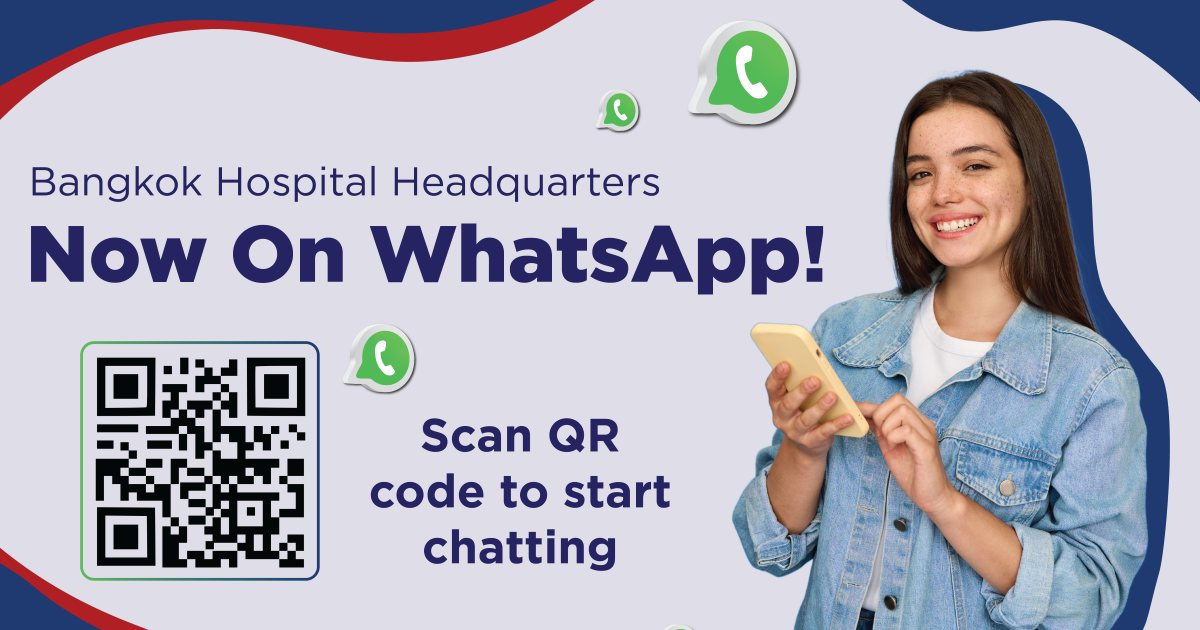 Bangkok Hospital Headquarters is now on WhatsApp! | Bangkok Hospital ...