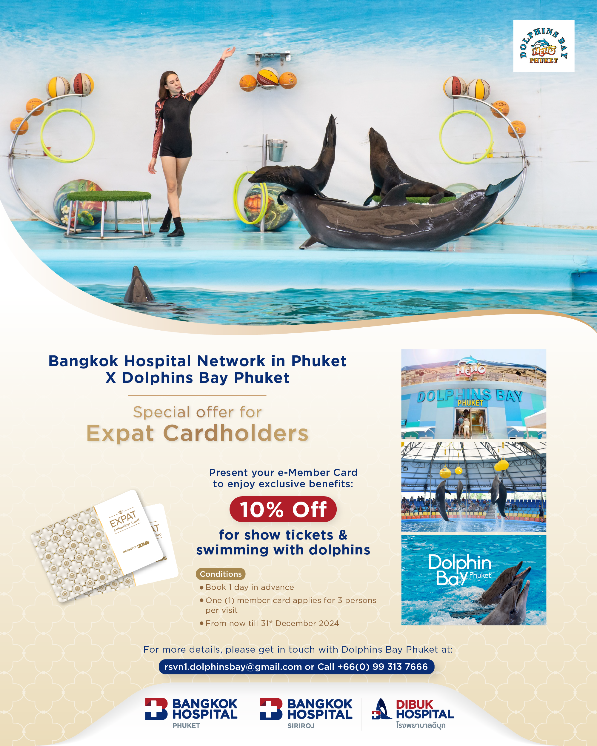Bangkok Hospital Network in Phuket X Dolphins Bay Phuket | Bangkok Hospital Phuket