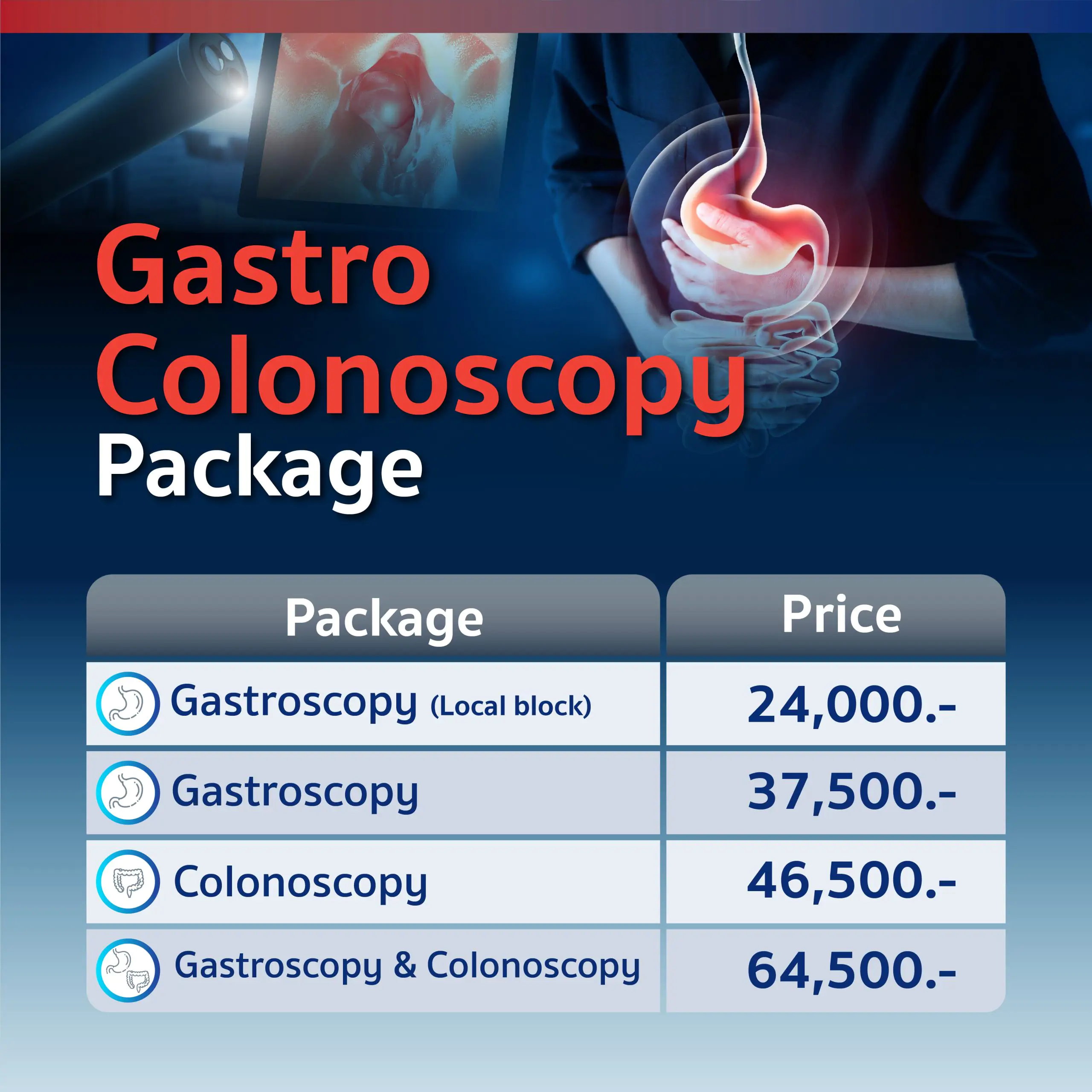 Gastro Colonoscopy Package | Bangkok Hospital Samui