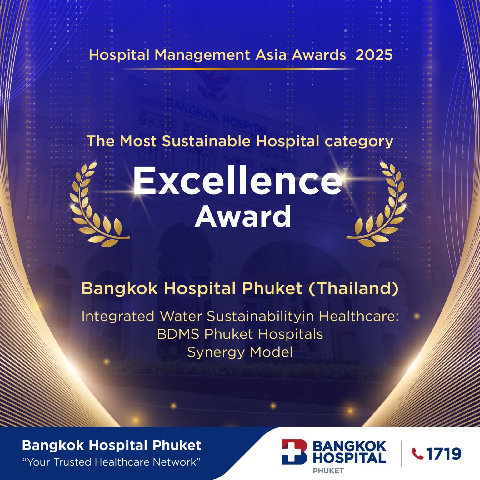 Bangkok Hospital Phuket Wins The Excellence Award for The Most ...