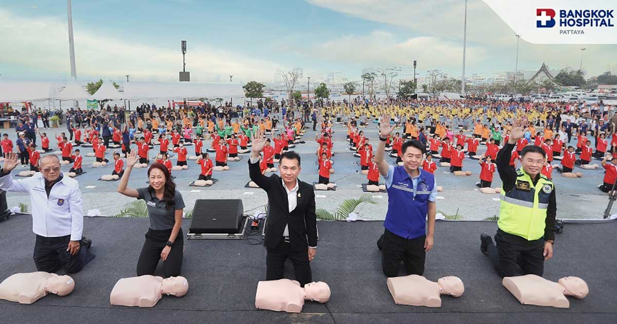 CPR on The Beach 2025 : Building a Safer Pattaya | Bangkok Hospital Pattaya